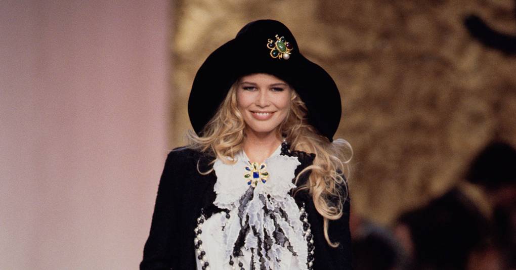 Claudia Schiffer's Best Vintage Runway Moments | British Vogue